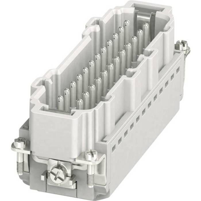 Phoenix Contact 1407736 Insert mâle HC-B 24 + PE borne à enficher 1 pc ...