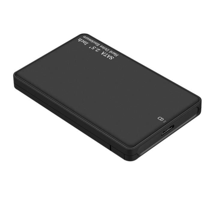 Boîtier de disque dur externe USB 3.0 sans outils avec SATA 2,5 pouces ...