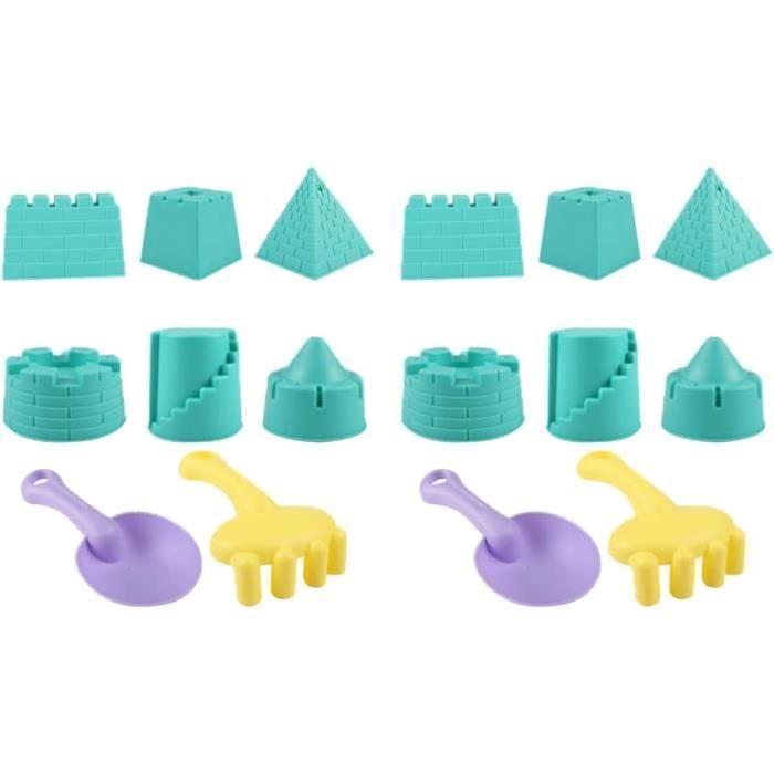 2Pcs Kid Plage Toys Kids Sable Toys Set Plage Château Moule Kids Plage ...