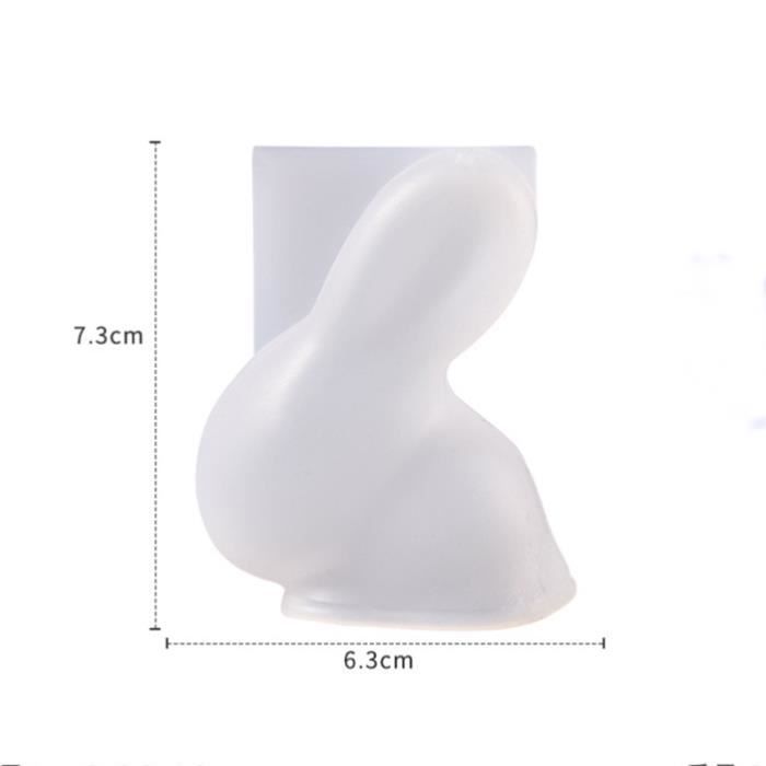 MOULE A MODELER,suture rabbit--Moule 3D en Silicone en forme'ours ...