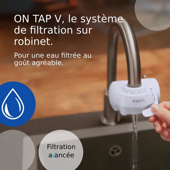 BRITA pack de 1x filtre à eau ON TAP V ( 4 mois de filtration) - pour ...