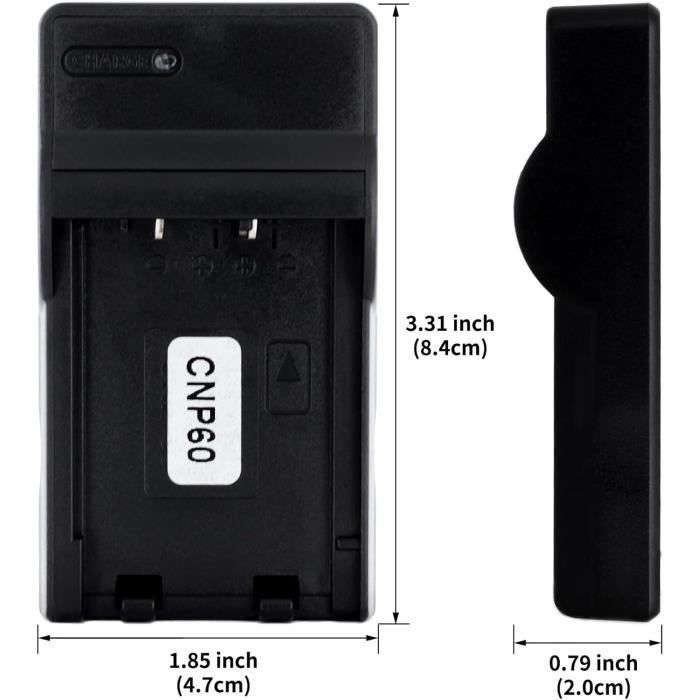 Np-60 Usb Chargeur Pour Casio Exilim Ex-S12, Ex-Z25, Ex-Z29, Zoom Ex-Z20, Zoom Ex-Z19, Zoom Ex ...