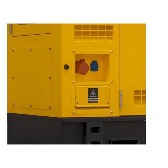 Groupe electrogène 50kVA Diesel Triphasé Monophasé AVR ATS Démarrage ...