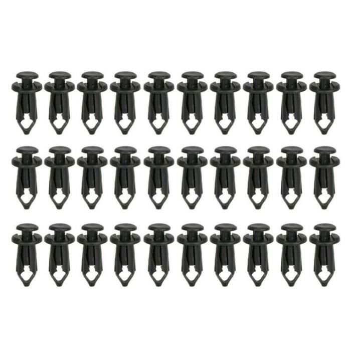 190 Pcs Rivet de Fixation En Plastique Pour Auto Voiture Trou Clips ...