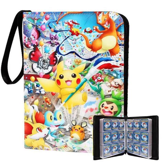 Classeur Carte Pokemon,Capacité de 50 pages de 900 Cartes, Organisateur ...