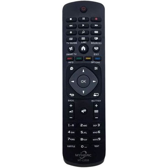 MT-L1030 Remplacement Philips télécommande adaptée pour Telecommande ...