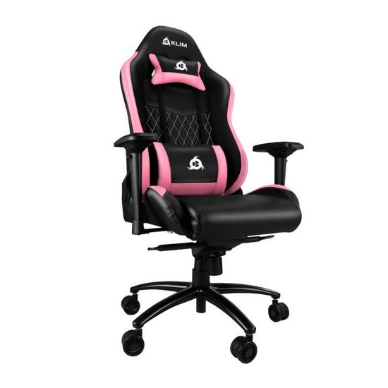 KLIM eSports - Chaise Gaming Rose + Simili Cuir et Matériaux Premium ...