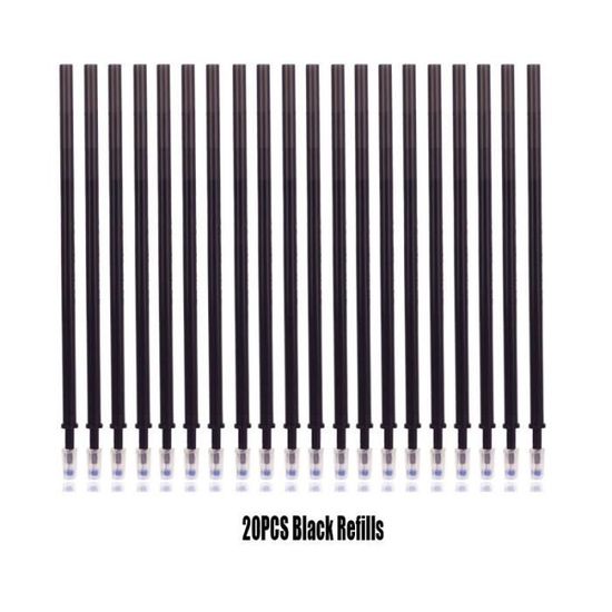 Recharges créatives pour stylo Gel effaçable, 25 pièces, tige d'encre ...