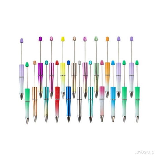 20x stylo perlé stylo à bille imprimable stylo perle bricolage pour ...