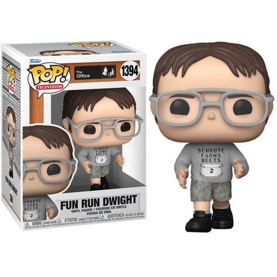 Figurine Funko Pop! TV: The Office - Fun Run Dwight - Gris - Mixte ...