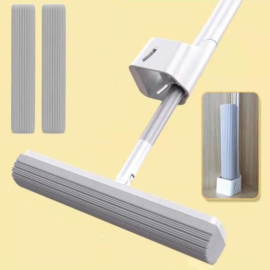 JINYISI Balai éponge, serpillère à presser, serpillère éponge pour ...