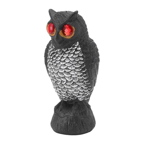 CET - Hibou pour effrayer les oiseaux Hibou oiseau dissuasif jardin ...