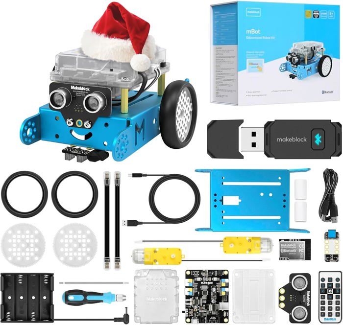 Mbot Robot Programmable Jouet Stem Robotique Voiture Avec Dongle Compatible Avec Programmation ...