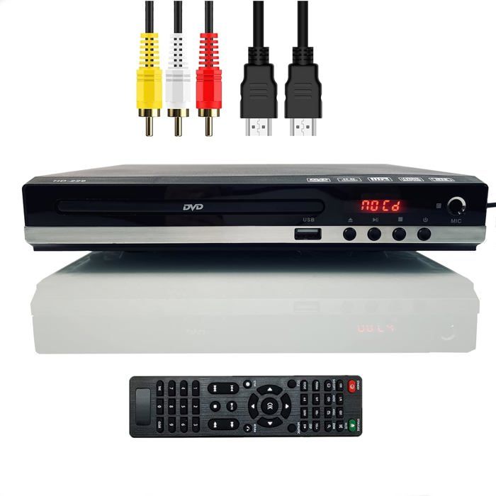 Lecteur DVD - HAUTSTORE - HDMI - USB - 1080P - Télécommande incluse ...