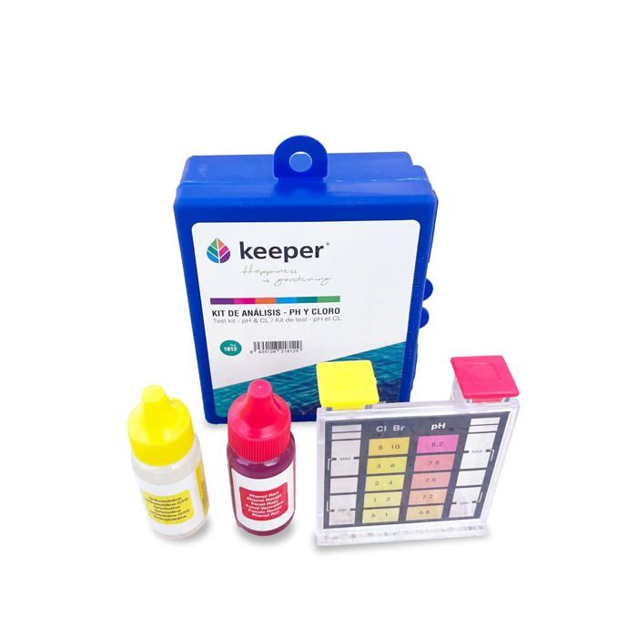Keeper Test Kit chlore et pH pour piscine Testeur d'eau avec réactifs ...