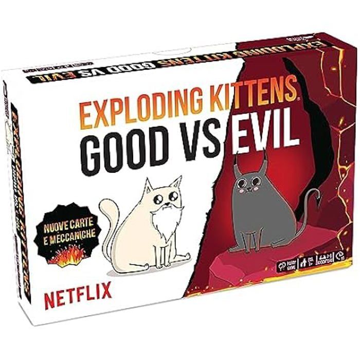 Jeu de table - ASMODEE - Exploding Kittens Good vs Evil - Stratégique - Félin - Cdiscount Jeux ...