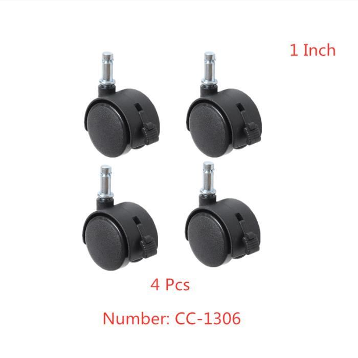 Petite roue universelle en nylon,anciers avec frein,roulette électrique ...