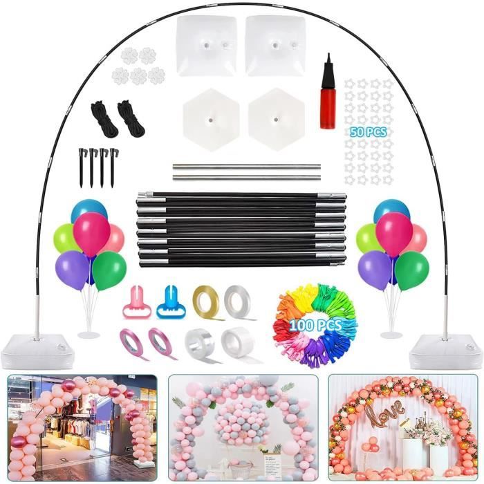 Kit D'Arche De Ballons Avec Ballon, Support Réglable De 3 M De Large ...