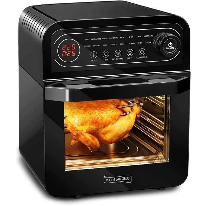 Friteuse Sans Huile 12L, Mini-four à Air 16 en 1 avec Rôtissoire et ...