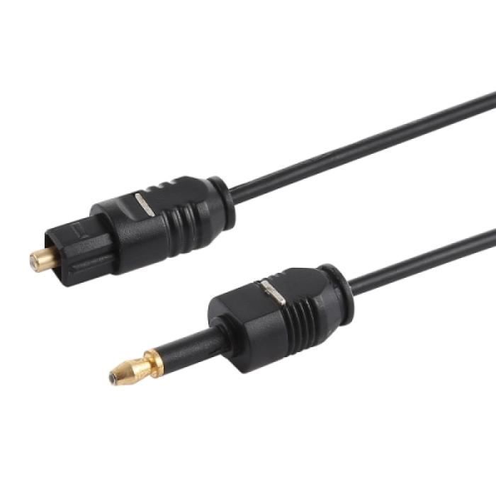 Cable - Connectique Tv - Video - Son - TOSLink Male à 3.5mm Cable audio ...
