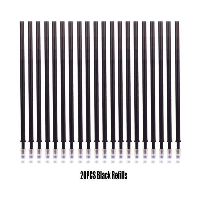 Recharges créatives pour stylo Gel effaçable, 25 pièces, tige d'encre ...