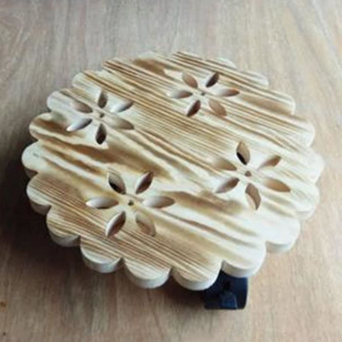 Pot De Fleurs Rond En Bois Caddy Avec Roues Pot De Fleurs Base De ...