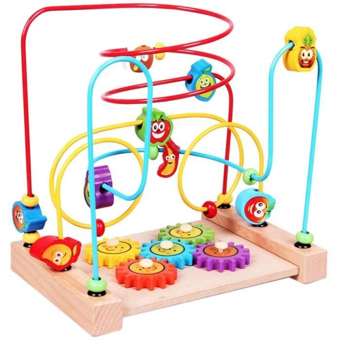 Bouliers Seciie Boulier Labyrinthe Circuit de Motricité Boulier Labyrinthe de Perles pour ...