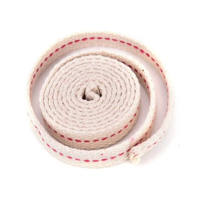 Mèches de lampe à Kerosene 100% coton, mèche à alcool plate pour lampe à huile, brûleur pour ...