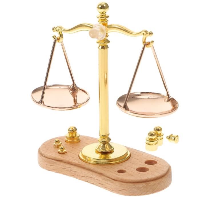 1 Set Mini Balance Standard Balance Rétro Métal Balance Vintage Balance ...