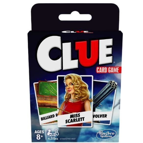Hasbro Gaming jeu de cartes Clue (EN) 14 x 9 cm papier noir/bleu ...