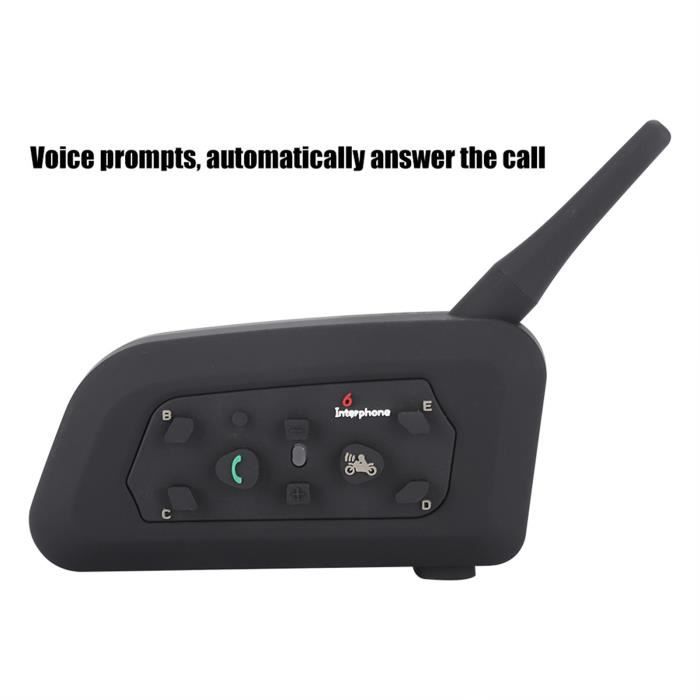 HURRISE Interphone Helmet BT Headset 1200 Meters Wireless Intercom For ...