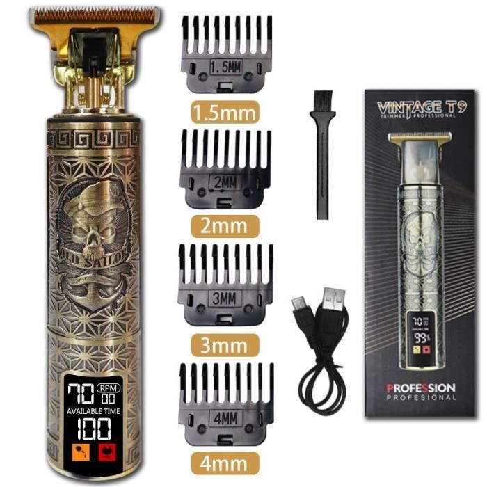 Tondeuse cheveux professionnelle tondeuse barbe coupe fourche cheveux ...