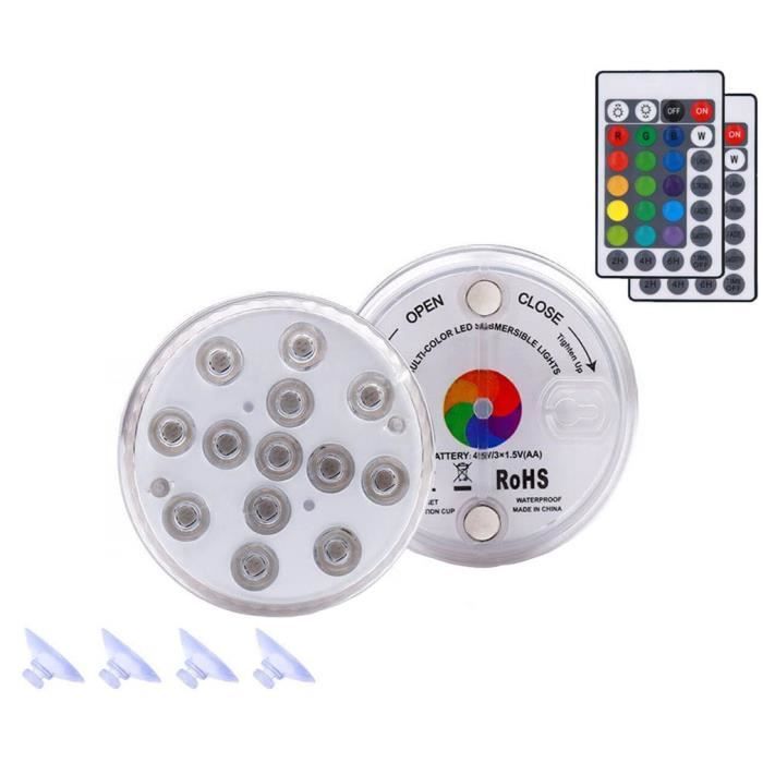 Lampes LED submersibles étanches pour jacuzzi, spa, bassin, lumières 13 ...