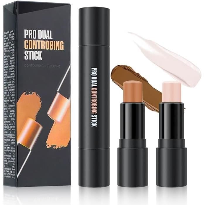 Contouring Stick Lvoire + Curry Foncé Highlighter Stick,Stick Highlight ...