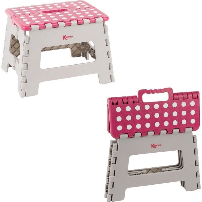 Kl064455Eu Petit Marchepied Pliable, Mini Escabeau Avec Poignée De ...