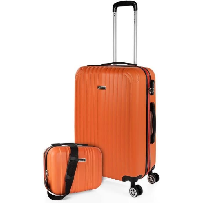 Valise Rigide 4 Roues Trolley Abs. Solide et léger. Manche télescopique ...