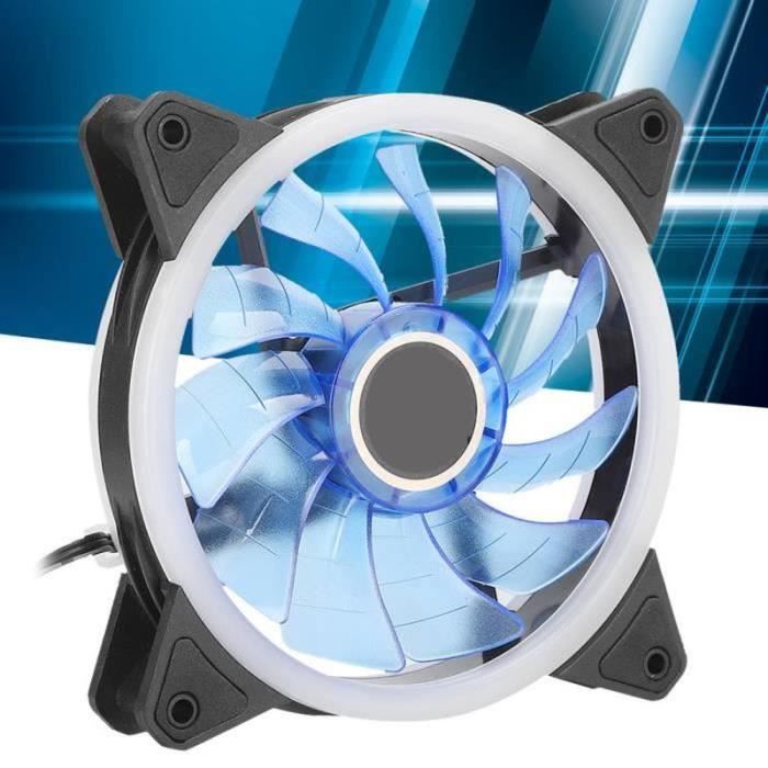 Refroidisseur CPU ultra-silencieux radiateur 4 caloducs en laiton ...