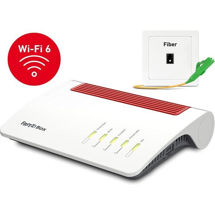 AVM Fritz!Box 5590 Fiber (Wi-FI 6 Modem a Fibre Optique (WLAN AX ...