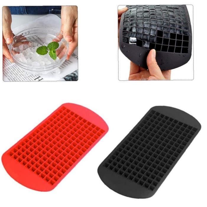 Tarifs de glaçons Cube Petite moule carrée Silicone 160 Grille Flexible ...