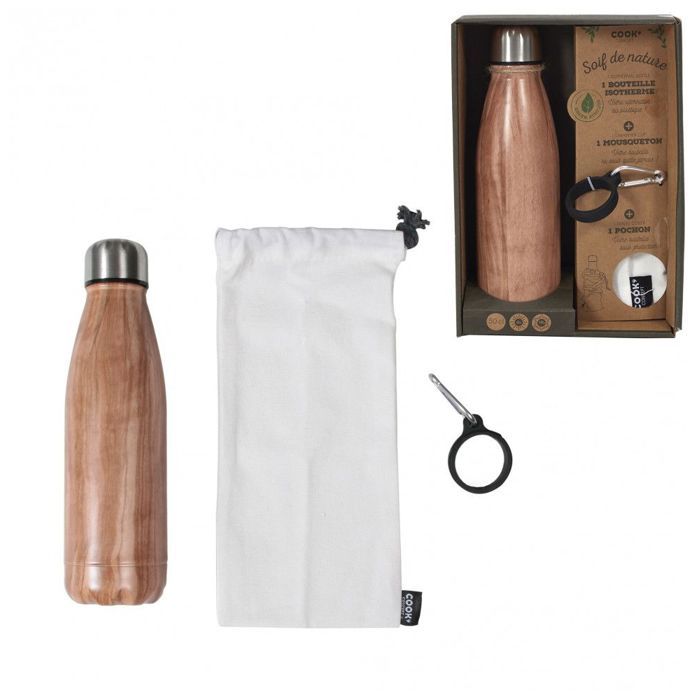 Bouteille De Transport - Cook Concept - Isotherme - Effet Bois - Marron ...