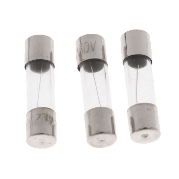 Vvikizy assortiment de fusibles Vvikizy Tube à fusible en verre 150 pièces Tube de fusible en ...