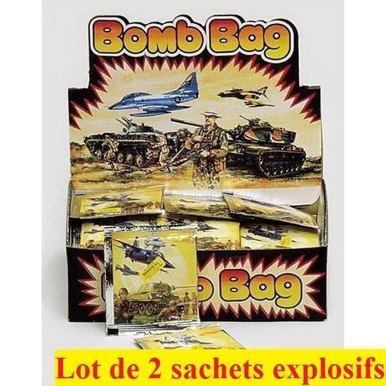 Lot de 2 sachets de Bomb Bag (sachet explosif) - Cdiscount Jeux - Jouets