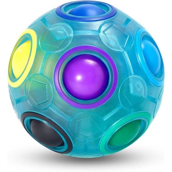 Boule De Puzzle Magique Arc-En-Ciel, Fidget Ball Puzzle Game Fun Stress ...