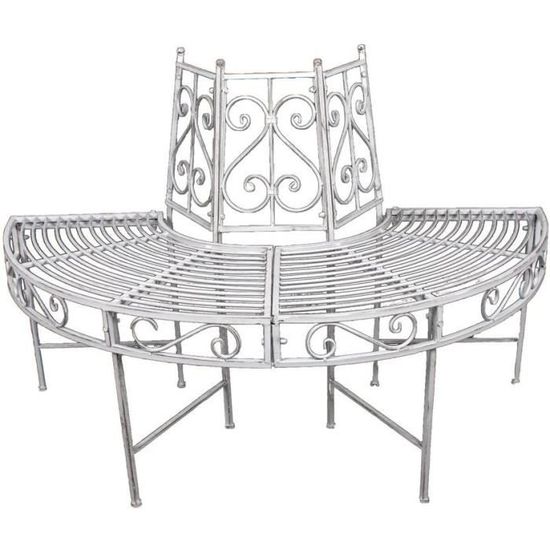 Gravidus Demi Rond Banc Circulaire, Antique - Cdiscount Maison