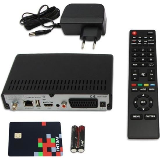 Récepteur TV Satellite - THOMSON - THS806 - Full HD - Carte TNTSAT V6 - HDMI 12V - Cdiscount TV ...