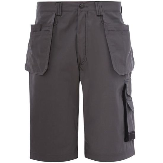 Alexandra - Short TUNGSTEN - H Gris / noir - Cdiscount Prêt-à-Porter