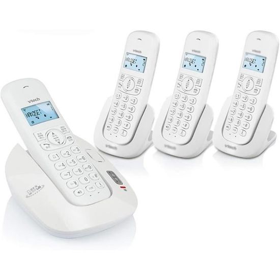 Téléphone Fixe 2. 4g Téléphone sans Fil Bluetooth numérique, avec ...