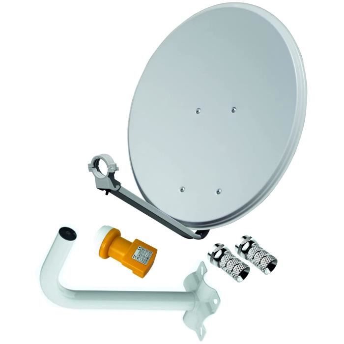 Kit Antenne Parabole Televes 60 cm + LNB TELEVES + Support mural ...