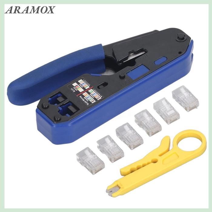 Kit D'outils de Sertissage RJ45, Pince à Sertir Ethernet en Acier allié ...