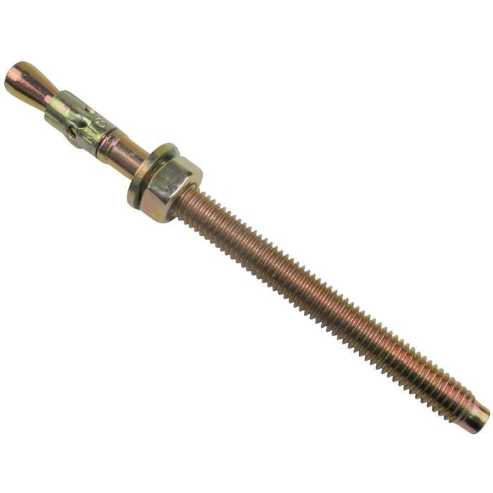 Vis d'ancrage à frapper - AERZETIX - Lot de 20 - 6x90mm - Acier ...